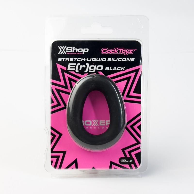 BOXER Stretch-Liquid Silicone E(r)go, Black | Boxer Barcelona – REGULATION