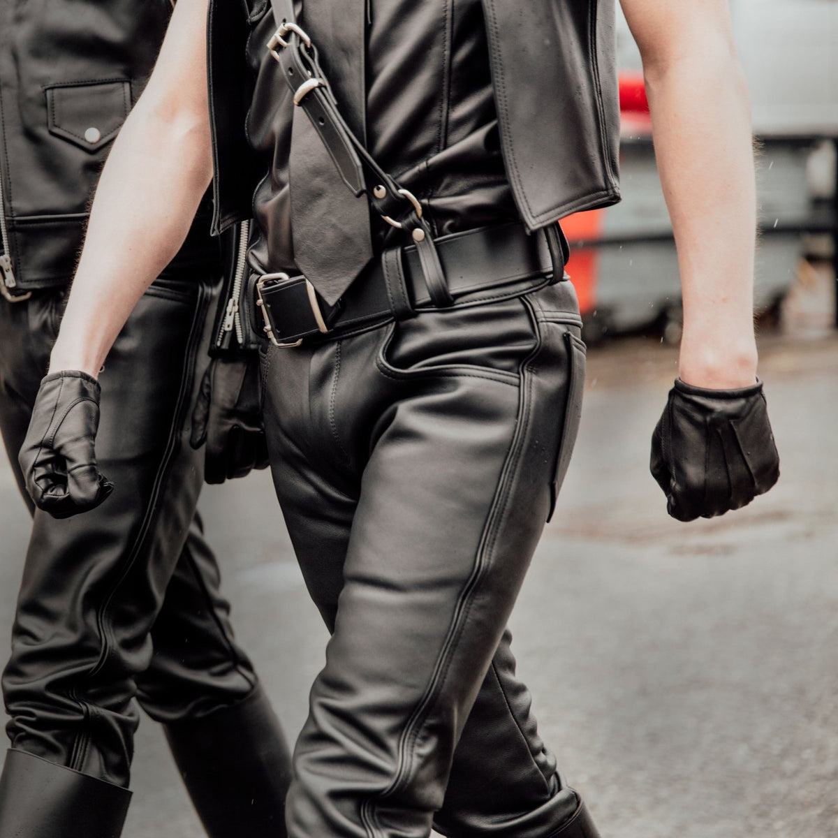 Holstein Slim Fit Leather Jeans // Made to Order | Rufstok – REGULATION