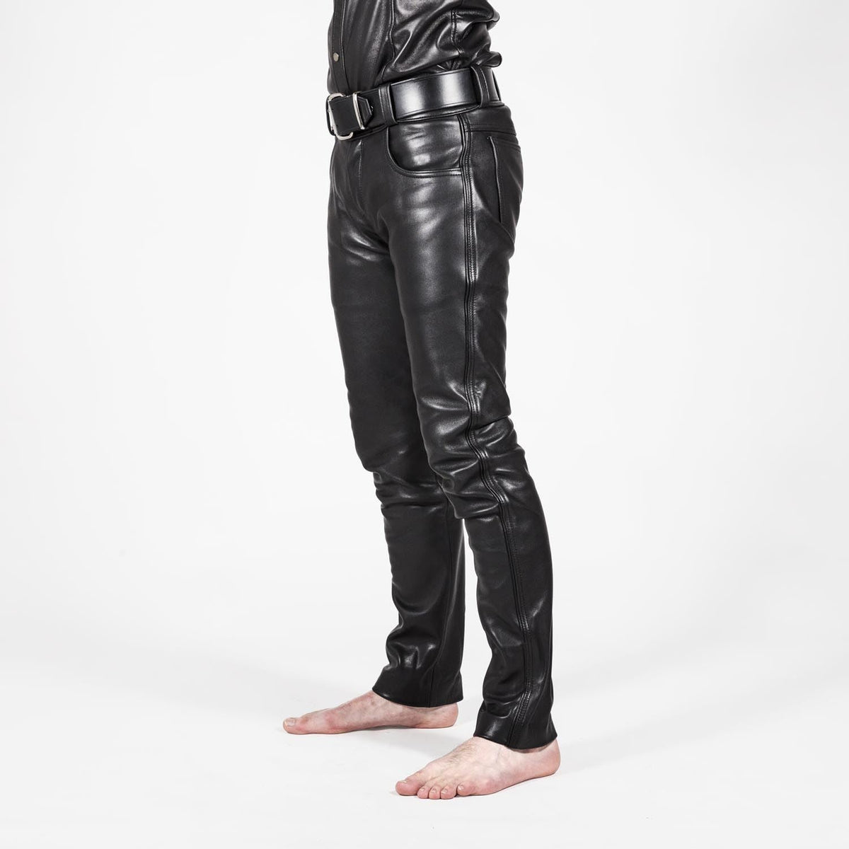 Holstein Slim Fit Leather Jeans // Made to Order | Rufstok – REGULATION