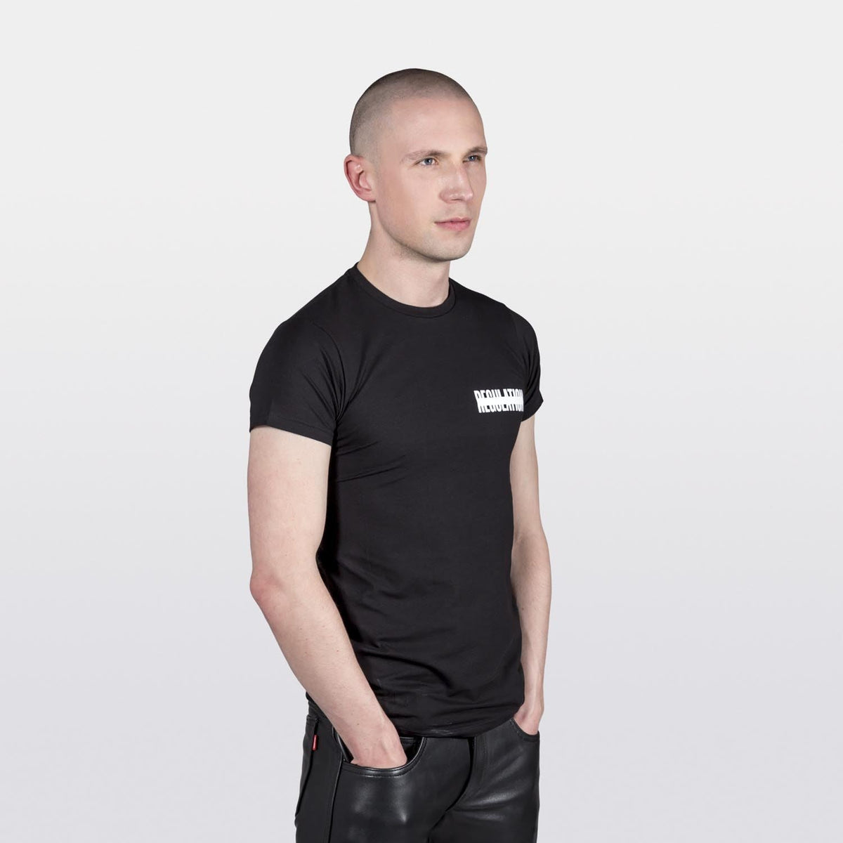 REGULATION Cotton Tee #19, Black | REGULATION